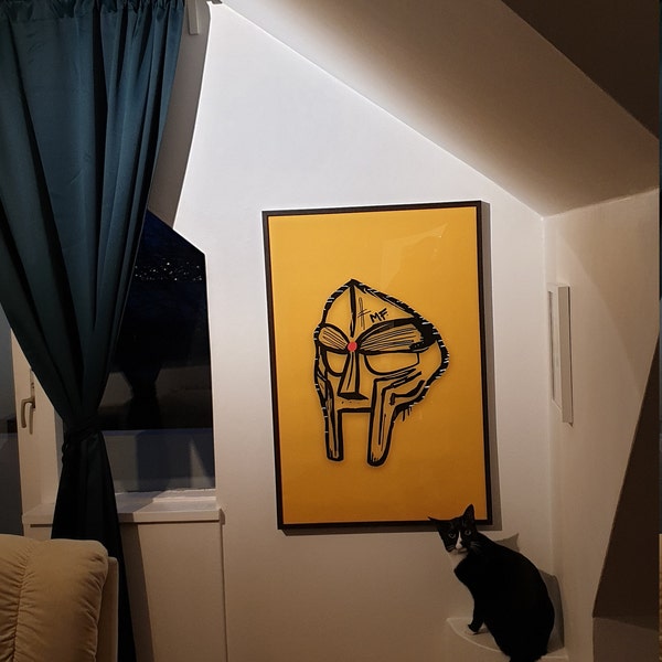 MF DOOM Poster | Giclée Print | Hip Hop Wall Art | All 5 Star Reviews ...