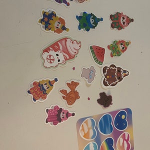 Holographic Clowns Sticker Pack - Etsy
