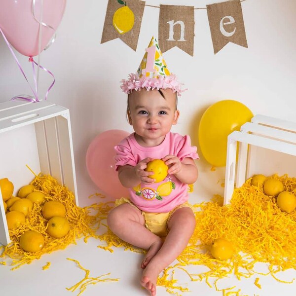 Pink Lemonade Party Hat - Lemonade Stand Birthday Party, Pink Lemonade ...
