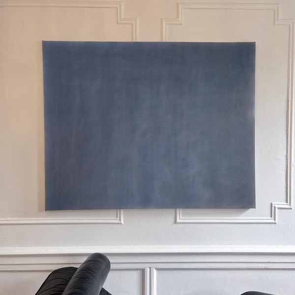 Hand-painted Monochrome Abstract Art, Minimalist Wall Art, Unique ...