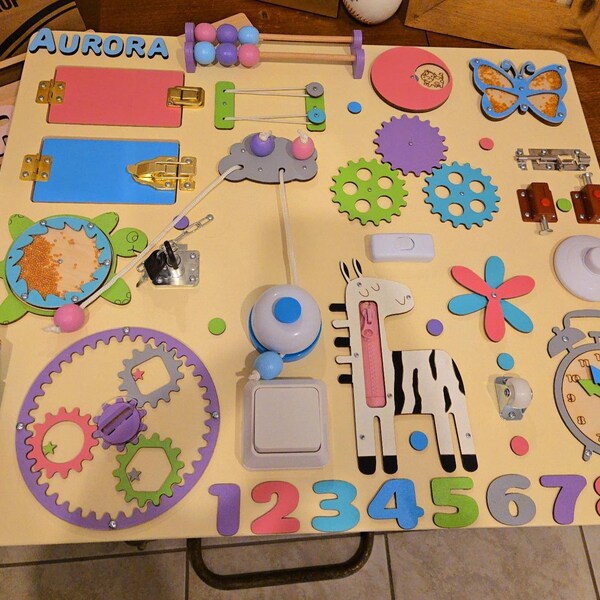 Montessori Busy Board House, Busy House Toddler, House Busy Board ...