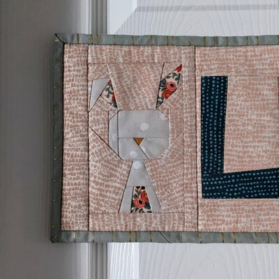 Funny Bunny Quilt Block Pattern Paper Piecing Block Rabbit Quilt - Etsy