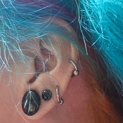 Narra Wood Fake Gauge Pincher for Pierced Ears FREE - Etsy UK