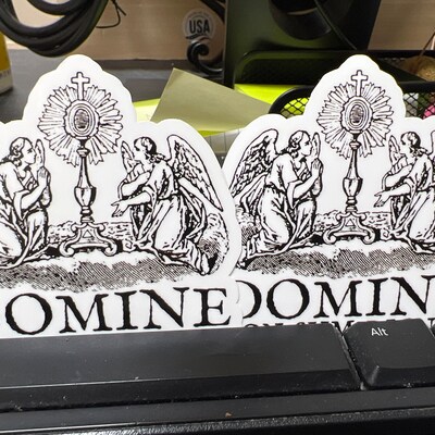 Domine Non Sum Dignus Sticker Lord I Am Not Worthy Eucharist Communion ...