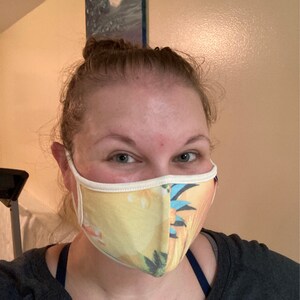 Adult Unisex Face Masks Washable Cloth Masks Made in the USA 2-ply ...