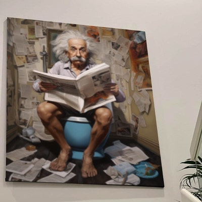 Creative Posters, Albert Einstein , Funny Posters and Prints, Digital ...