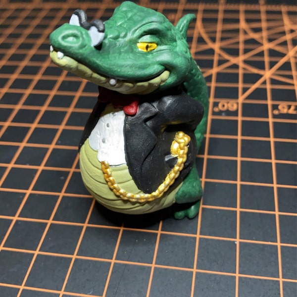 Dapper Crocodile - Miniature - DND - Tabletop - Collectable - Etsy UK