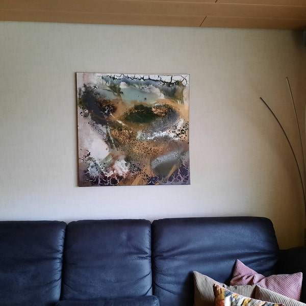 Abstrakte Kunst Leinwand, moderne Kunst, abstrakte Malerei, original Gemälde, Bild modern ...