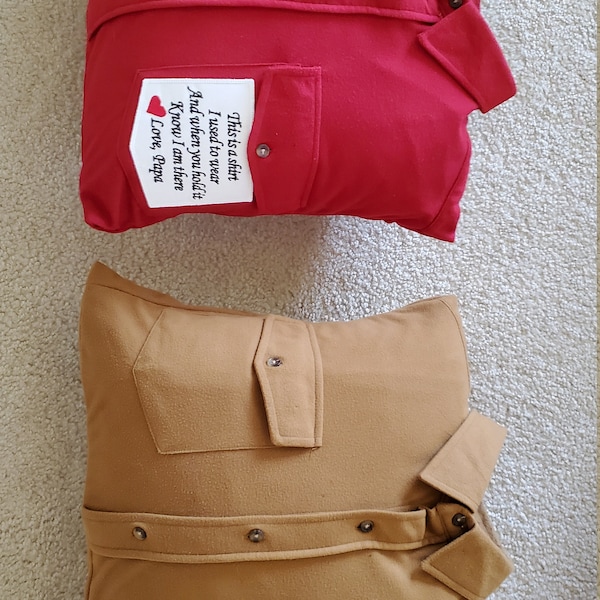 This is a Shirt I Used to Wear Patch, ONE Memory Pillow IRON-ON Patch ...