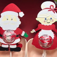 Cute Santa & Mrs. Claus SVG Cut Files / Clipart E505 Svg, Dxf ...