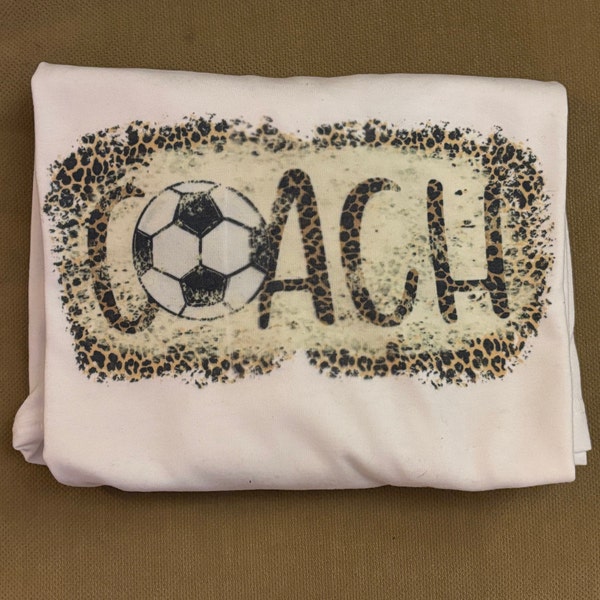 Distressed Soccer Coach Png Sublimation Design Download, Leopard Soccer ...
