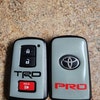 TACOMA 2016 2023 3rd Gen Key Fob TRD , PRO Domed Raised Decals 1 Piece ...