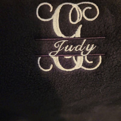 4x4 Size Split Script Machine Embroidery Font Monogram Alphabet - Etsy