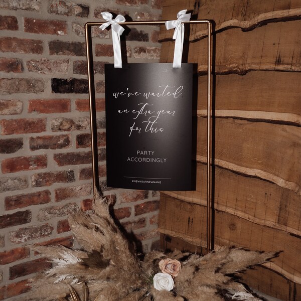 Simple Custom Printable Sign, Editorial Wedding Sign Your Own Wording ...