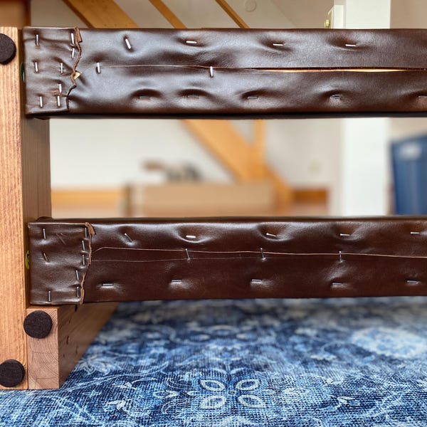 Leather & Wood Upright Custom Guitar Rack Guitar Stand - Etsy