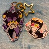 Jevil Deltarune Glitter Keychain Acrylic Epoxy Charm 2.5in. - Etsy