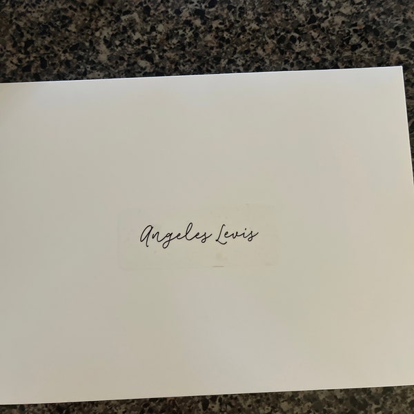 Custom Individual Guest Address Labels- Modern Guest Address Labels - Etsy