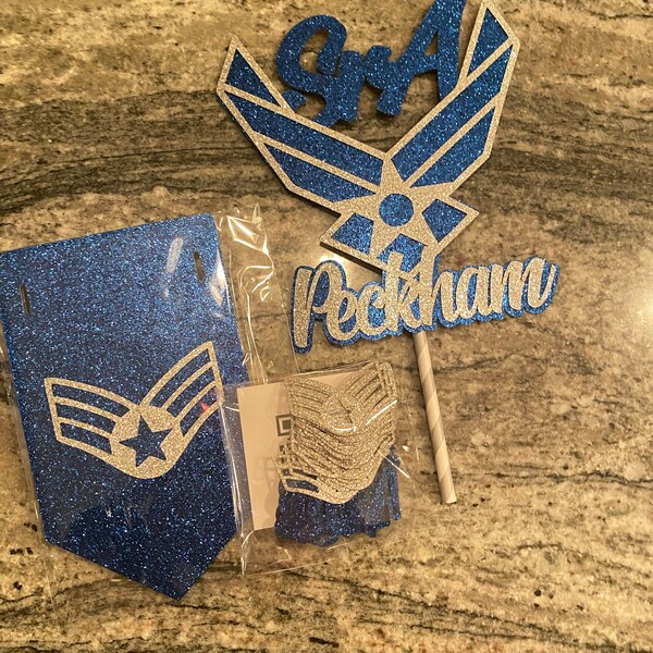 Custom Air Force Emblem Cake Topper. United States Air Force Custom ...