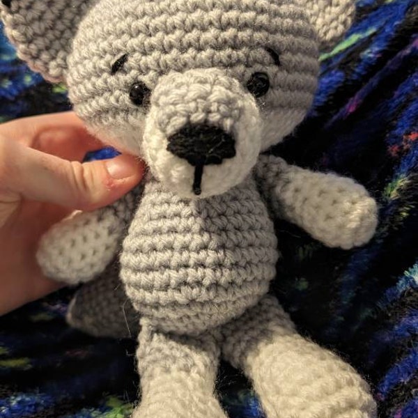 PATTERN: Wilson the Wolf Pup - Crochet Wolf Pattern - Amigurumi Wolf ...