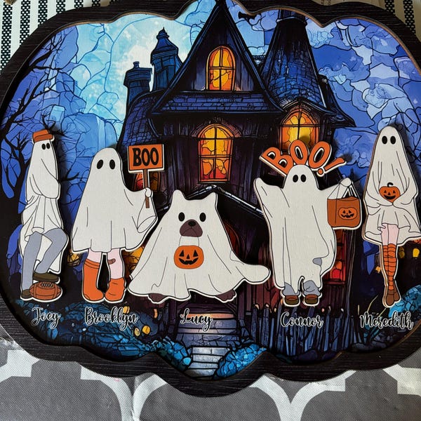 Black Cat Door Corner Sign, Halloween Funny Cat With Knife, Door Frame ...