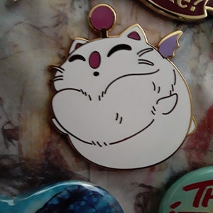 Final Fantasy Fat Moogle Enamel Pin - Etsy