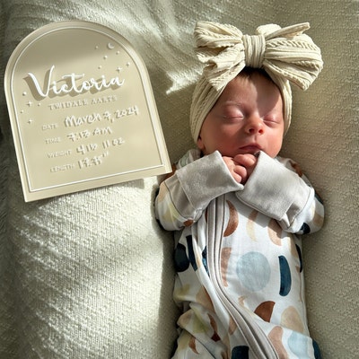 Acrylic Star Arch Milestone Cards Monthly Milestone Markers Boho ...