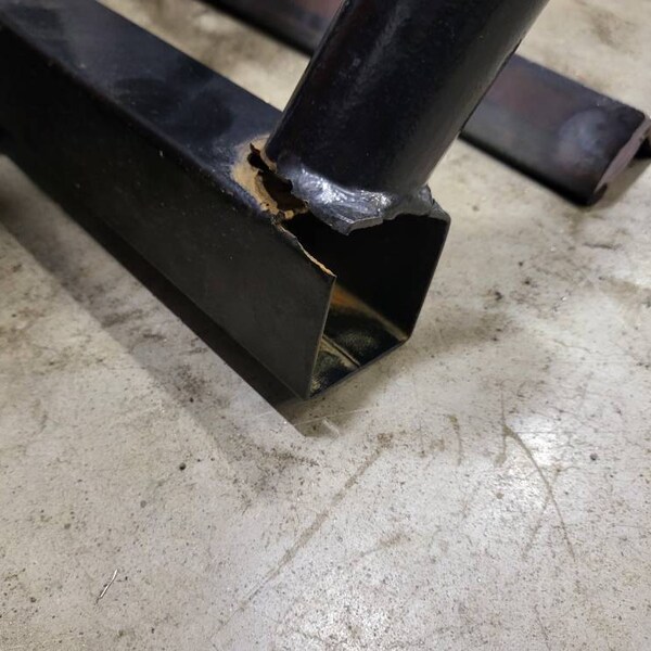 Powder Coated 2 Metal Table Legs Post Style - Etsy