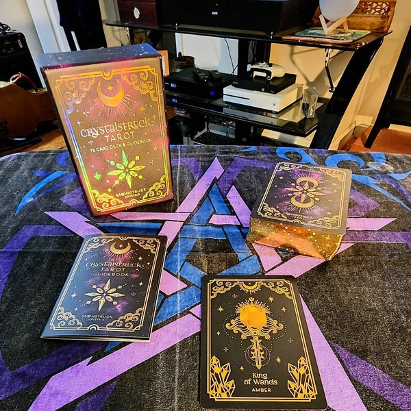 Crystalstruck Tarot - GOLD LIMITED EDITION - 78 Card Deck & Guidebook ...