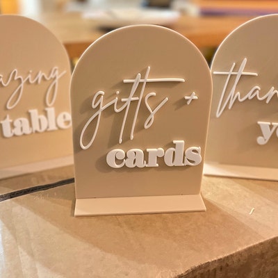 Wedding Table Number Neutral Table Sign Table Sign Wedding - Etsy