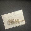 CUSTOM Bling-bling Words Pins, Handmade Name Brooch Pin, Personalised ...