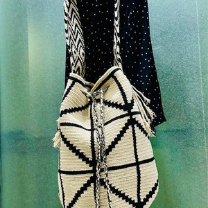 Wayuu Bag Large Mochila Wayuu Pattern Handmade Bolso Wayuu Taschen Sac ...