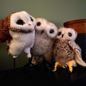 SPECIAL OFFER Knitting Pattern Snowy Owl - Etsy