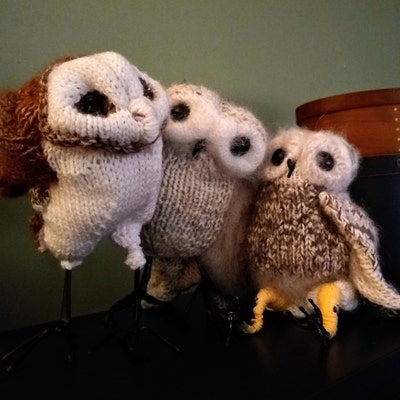 SPECIAL OFFER Knitting Pattern Snowy Owl - Etsy