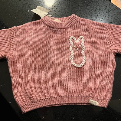 Custom Goose Embroidered Sweater, Embroidered Sweater, Girls Sweaters ...