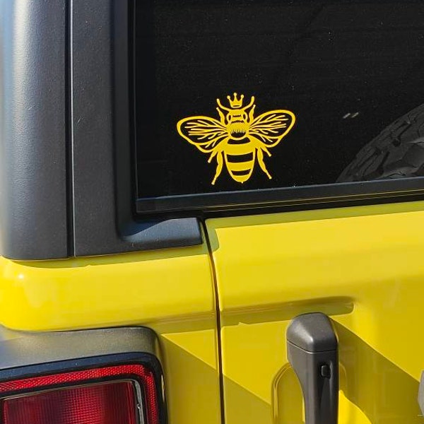 Queen Bee Vinyl Sticker - Etsy