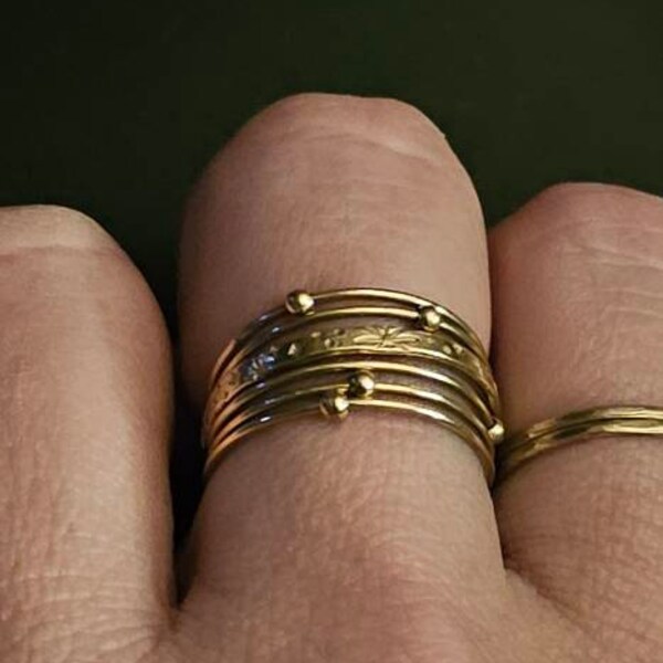 Choose Your Orbit Ring, Spinner Rings, Stacking Rings, Modern Sterling ...