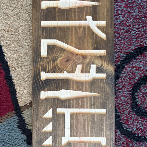 Your Name in Viking Runes! Custom Norse Name Sign. Personalized Nordic ...