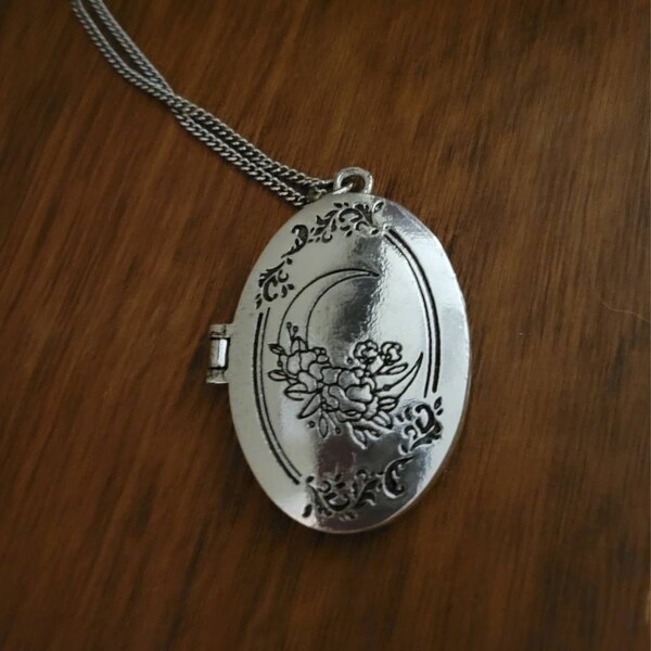 Witch Locket, Broom Closet Locket, Moon Locket, Witchy Pendant ...