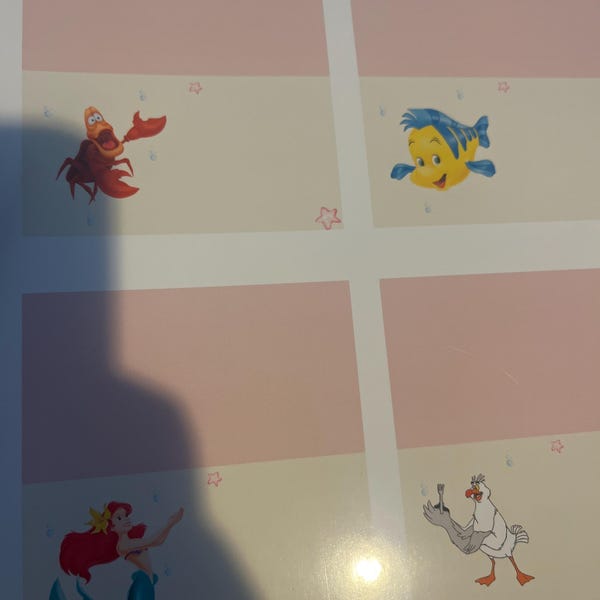 Ariel Birthday Place Cards, Little Mermaid Food Labels (PDF Download ...