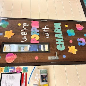 GNOME DOOR Classroom Bulletin Board Door Decor Back to School Door Set ...