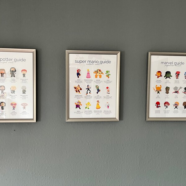 Movie Poster Guide Galaxy Illustration Minimalistische Grafik Wandbild ...