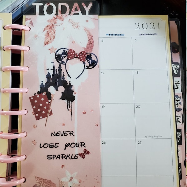 Disney Minnie Mouse Planner Dividers. Available for Pocket, Personal ...