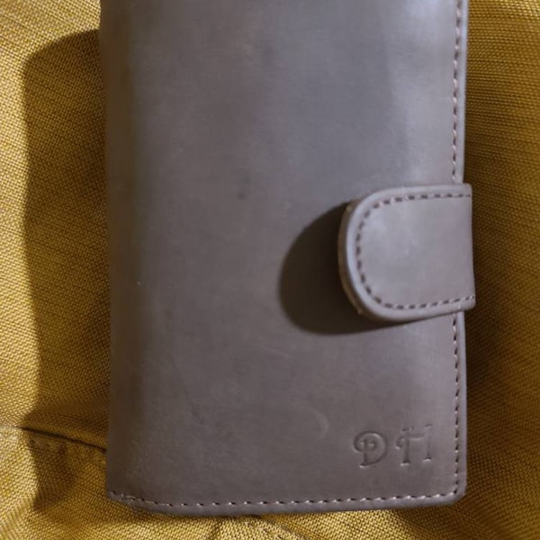 Valentines Gift Leather Wallet Men Personalized Gift for Him, Handmade ...