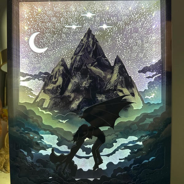 The Legend of Zelda Inspired Shadow Box 3D LED Light Box - Diorama - A ...