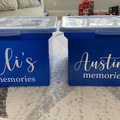 Printable Memory Box File Labels, Digital Download School Memories File ...