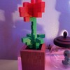 Minecraft Style Rose - Custom Colors - Desk Accessory - Gift for Gamers ...