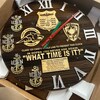 Navy Chief Mess Clock Made From Solid Wood With High Torque Mechanism ...