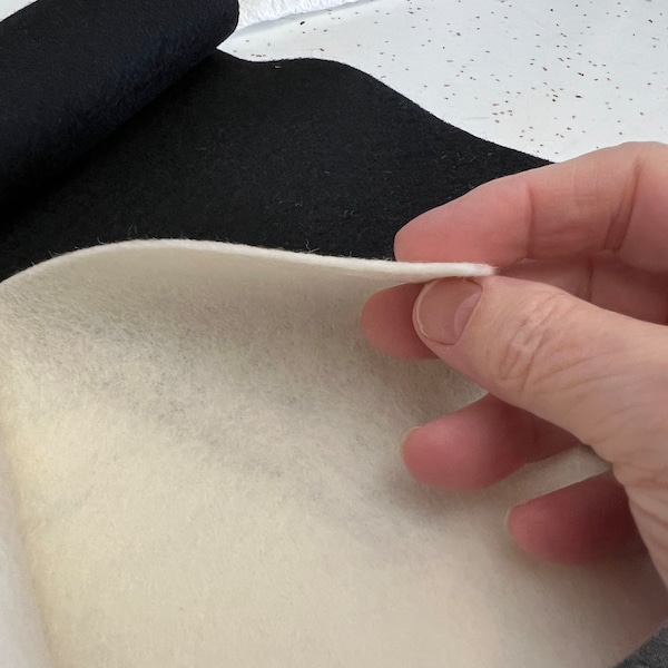 100 Percent Wool Felt Roll in Color IVORY - Wool Felt - Merino Wool ...