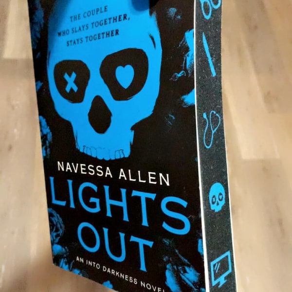 Lights Out & Caught up Sprayed Edge Book. - Etsy