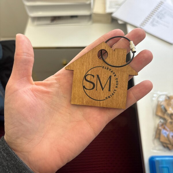 Blank Wood Key Ready to Paint, NOT Glued, Realtor Wood Key Sign, Real ...